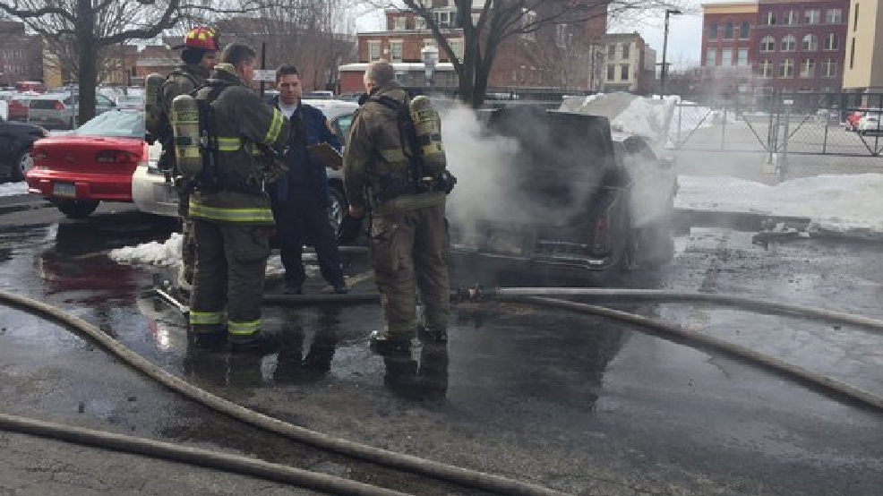Firefighters extinguish car fire in York | WHP Firefighters extinguish car fire in York | WHP