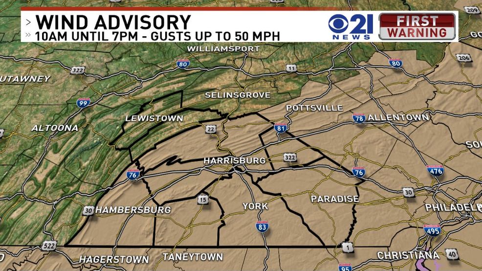 WEATHER WATCH: Severe winds with gusts up to 50 mph, Freeze Watch goes ...