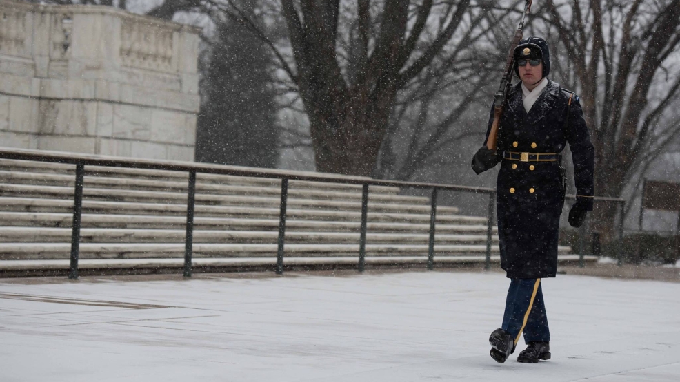 Old Guard maintains vigil at Tomb of the Unknown Soldier at Arlington ...